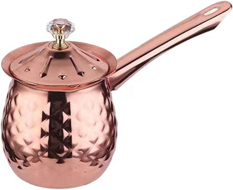 Hammered Stainless Steel Turkish Coffee Pot - 13.5 Oz, 400 Ml - Cezve ...