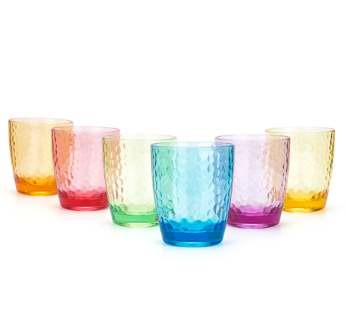 Yongzhenlite 15oz Acrylic Drinking Glasses, BPA-Free Plastic Tumblers ...