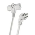 Hammerhead 3 Outlet Power Strip Plug Extender Solution, White, 1.5 ft ...