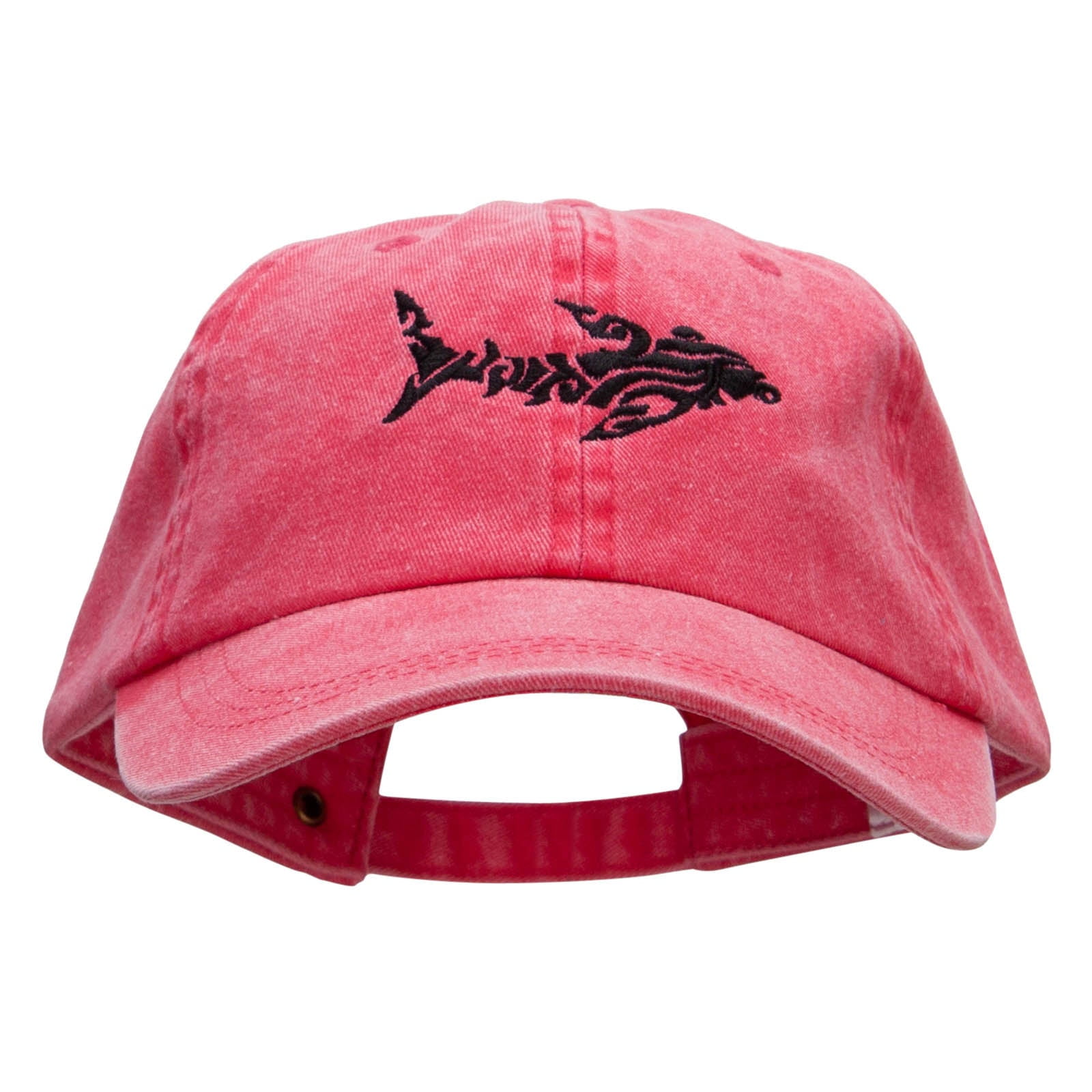 Hammerhead Embroidered Pigment Dyed Wash Cap - Fuchsia OSFM - Walmart.com