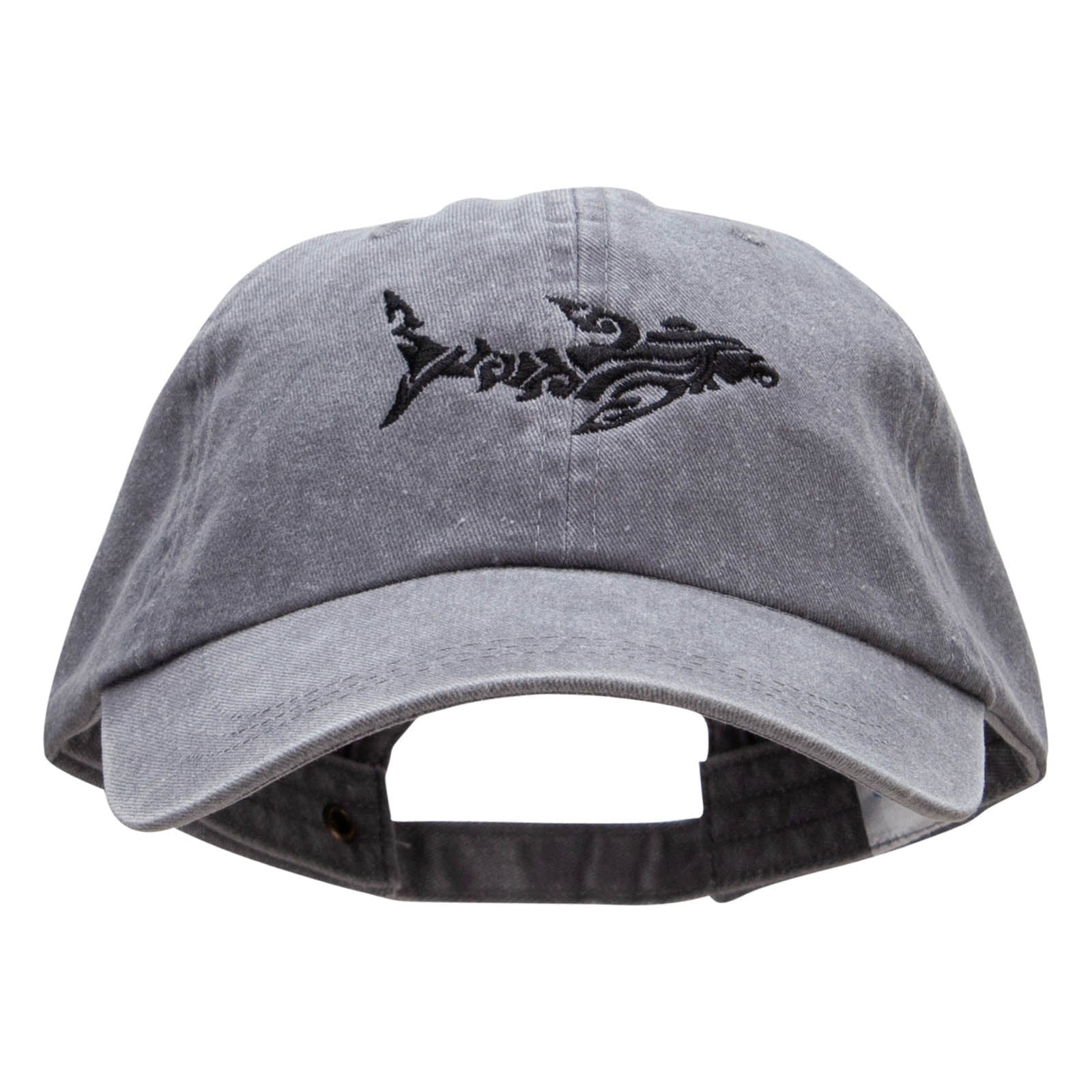 Hammerhead Embroidered Pigment Dyed Wash Cap - Grey OSFM - Walmart.com