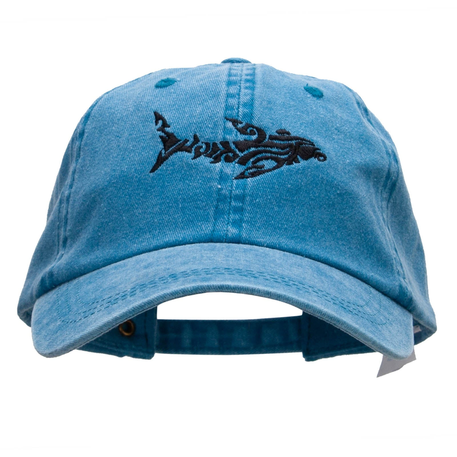 Hammerhead Embroidered Pigment Dyed Wash Cap - Turquoise OSFM - Walmart.com