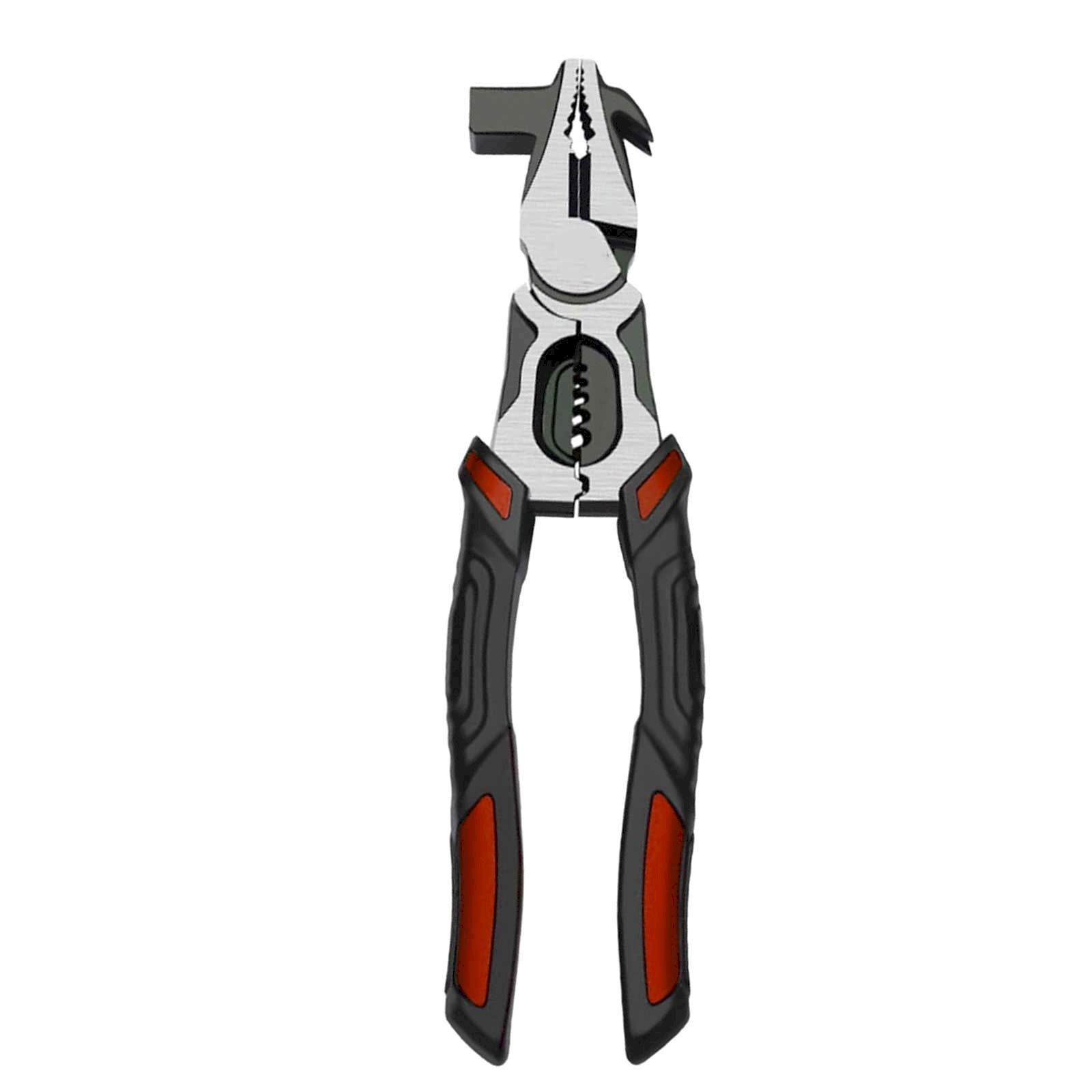 Hammerhead Pliers 9 Inches with Chain Cutter Tool Heavy Duty Wire ...