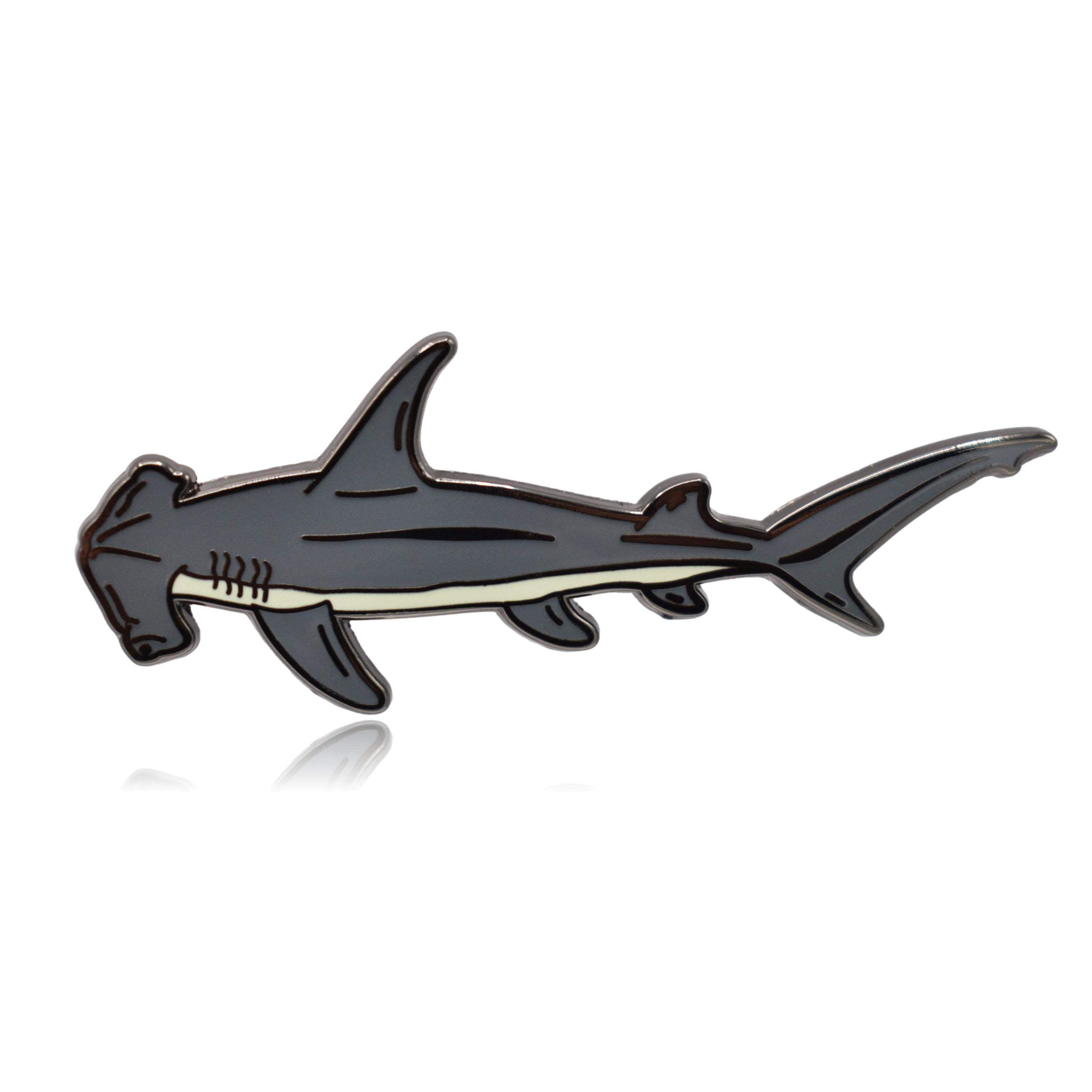 Hammerhead Shark Hard Enamel Pin | Clayton Jewelry Labs - Walmart.com