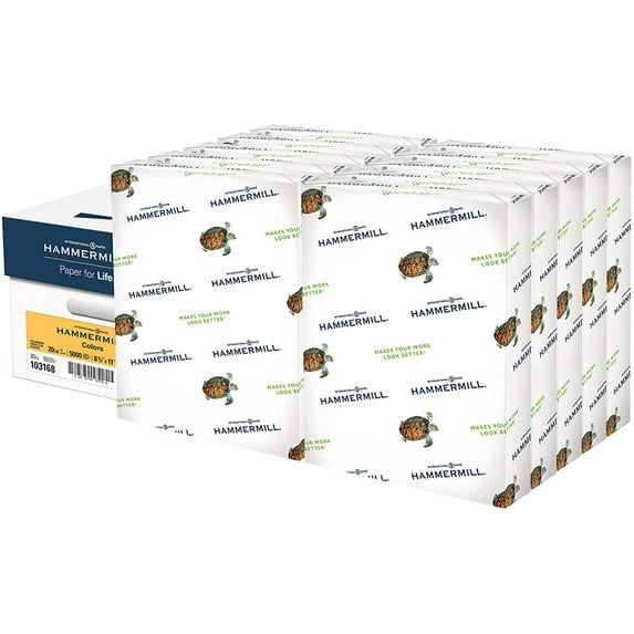 Hammermill 103168 Plain Copy Colorful Paper, 20lb, 8-1/2 x 11 ...