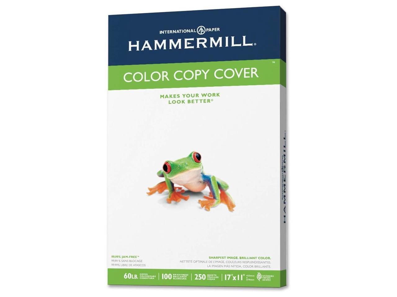 Hammermill 12255-6 17 in. x 11 in. 100 Bright 60 lbs. Cover Weight ...