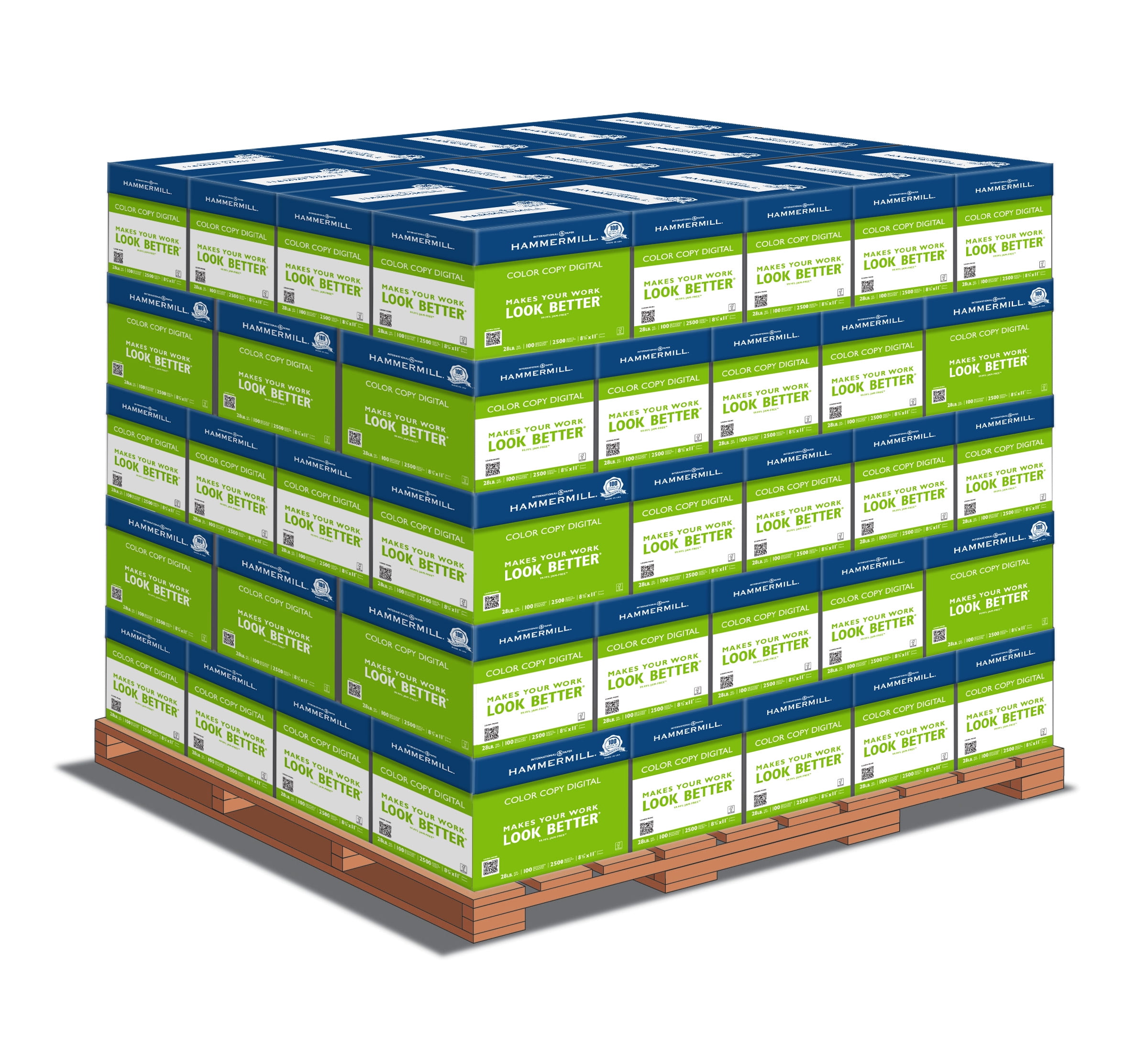Hammermill Color Copy Digital Paper, 8.5" x 11", 28 lb., 100 Bright ...