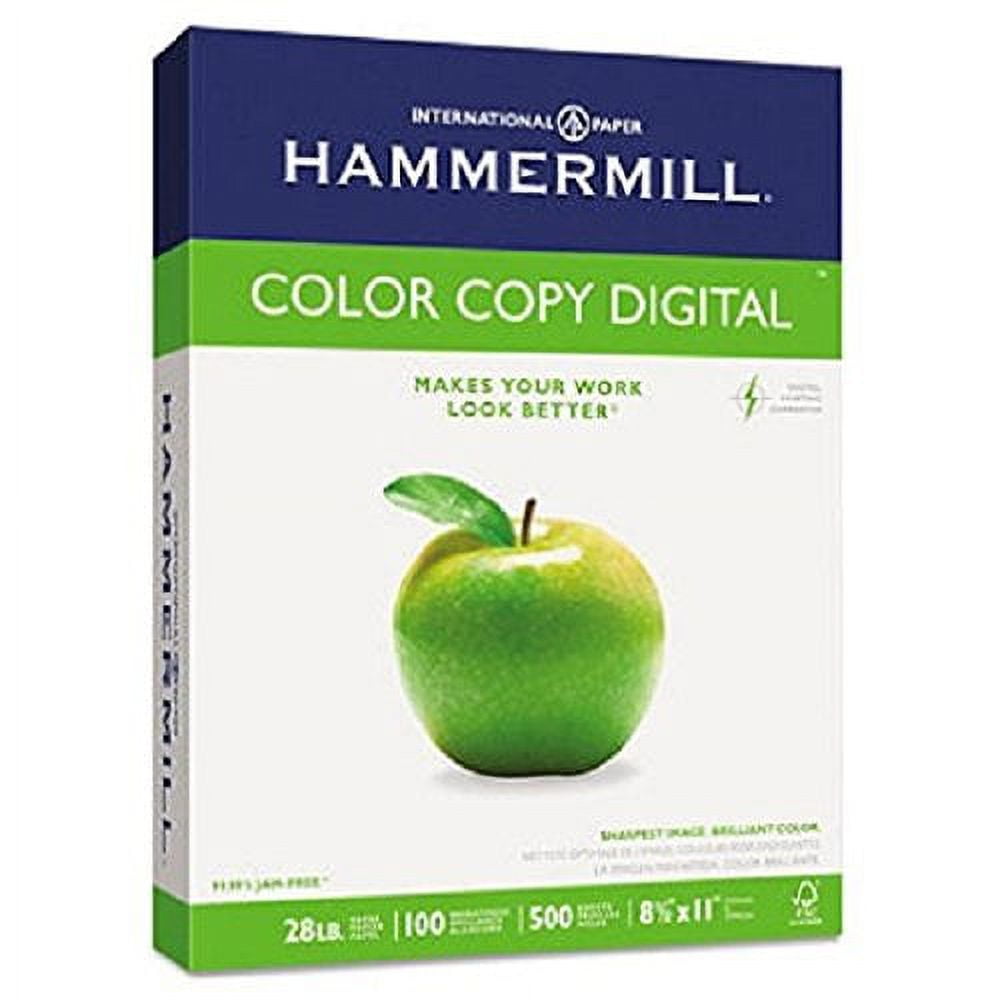 Hammermill Color Copy Paper, 100 Brightness, 28lb, 8.5 x 11, Photo ...
