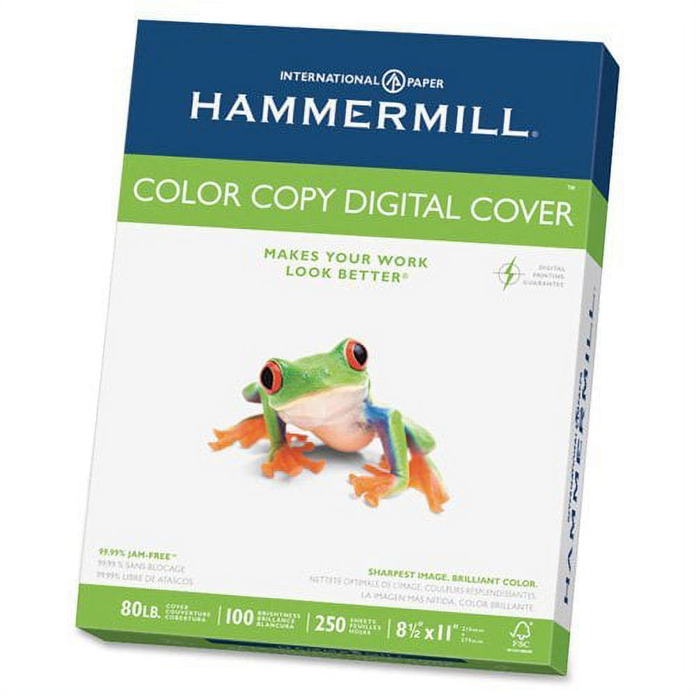 Hammermill Color Copy Paper - Letter - 8.5" x 11" - 80lb - Extra Smooth ...