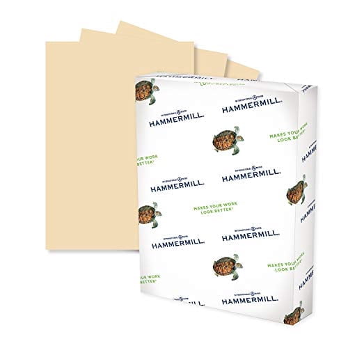 Hammermill Colored Paper, 20 Tan Color, 8.5 x 11-1 Ream (500 Sheets ...