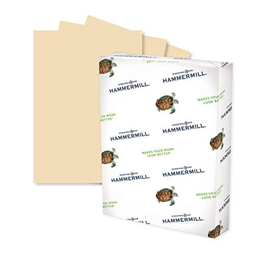 Hammermill Colored Paper, 20 lb Tan Color, 8.5 x 11-1 Ream (500 Sheets ...