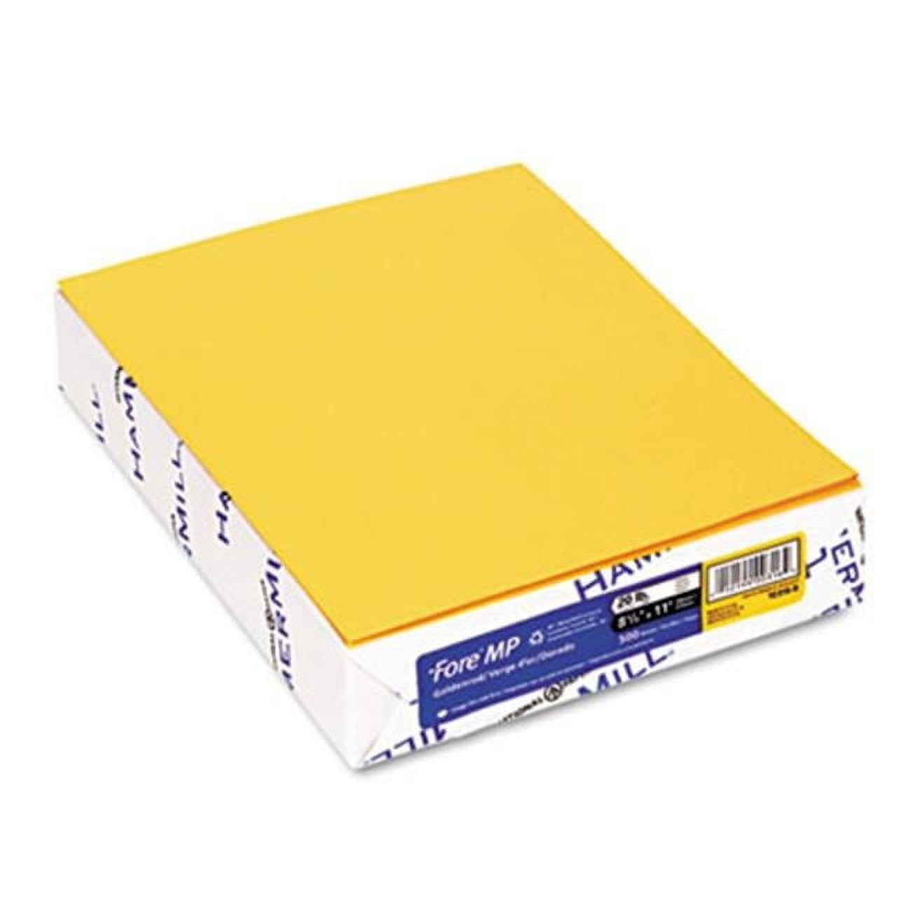 Hammermill Fore MP Recycled Colored Paper 20lb 8.5 x 11 Goldenrod 500 ...