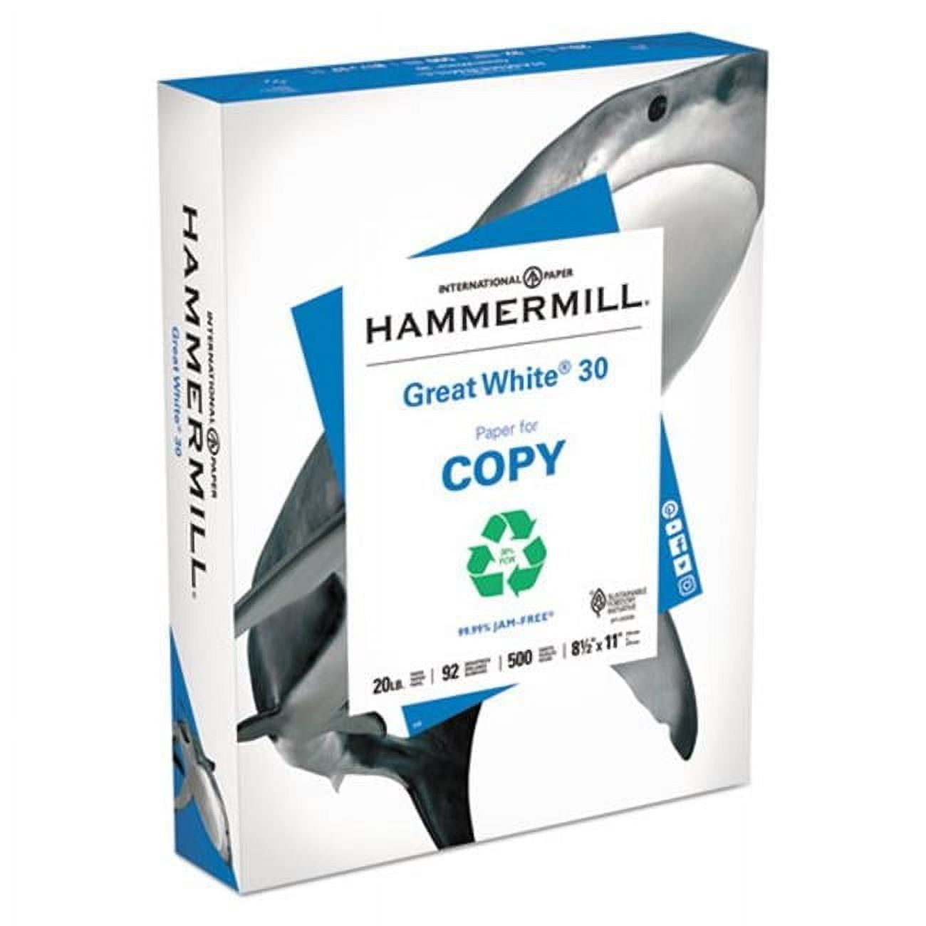 Hammermill & HP Everyday Papers HA 20 lbs 92 Bright Great White 30 ...