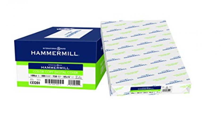 Hammermill Paper, Color Copy Digital Cover, 100lb, 18 x 12, 100 Bright ...