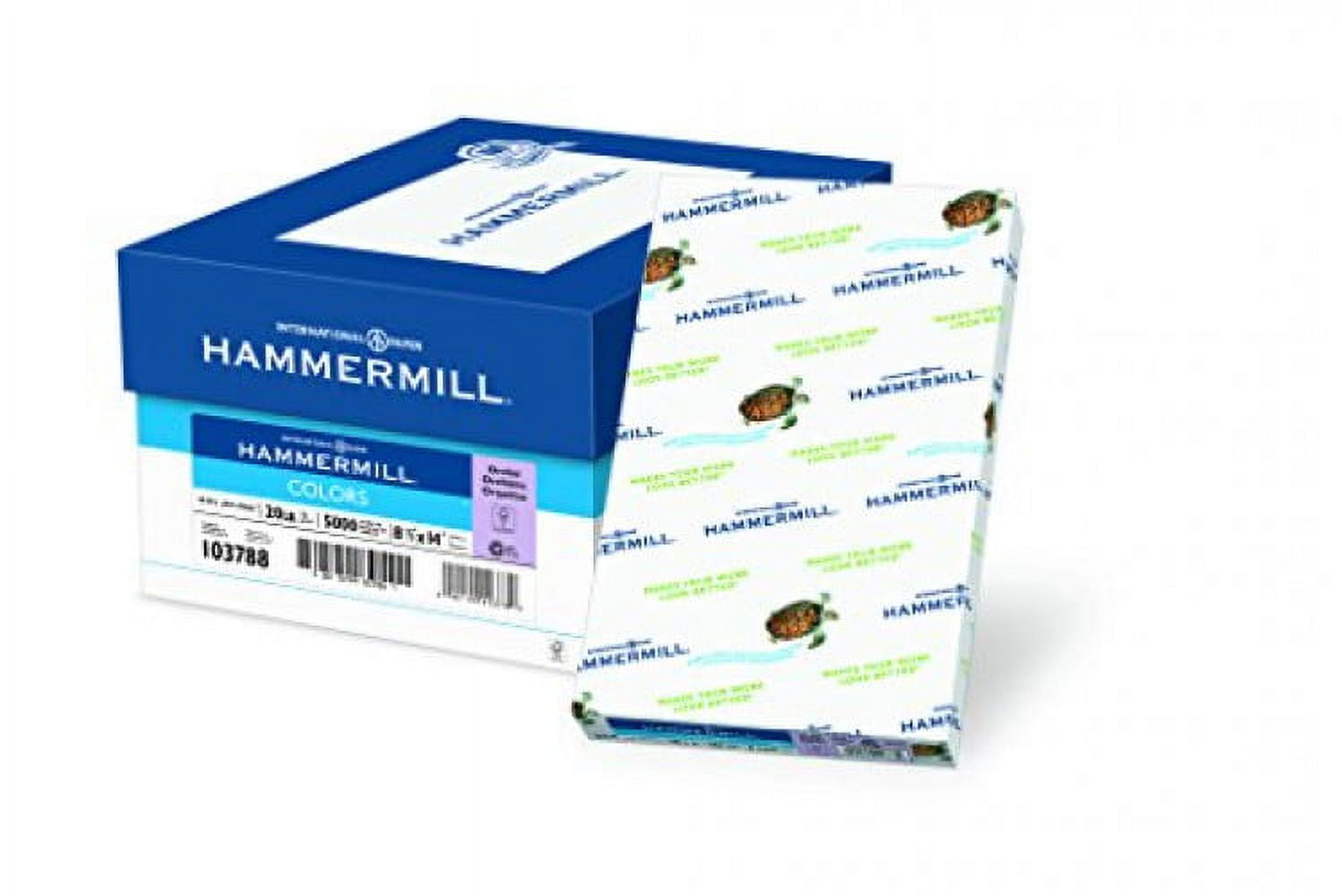 Hammermill Paper, Colors Orchid, 20lb, 8.5 x 14, Legal, 5000 Sheets ...