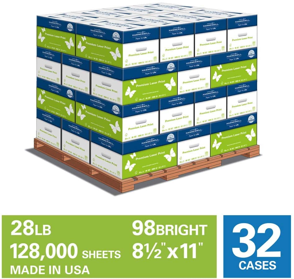 Hammermill Paper, Premium Laser Printer Paper, 8.5 x 11 Paper, Letter ...