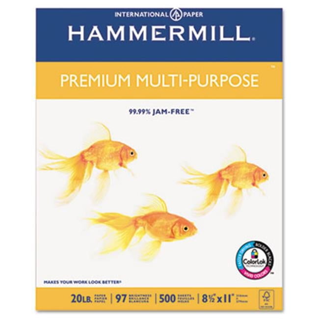 Hammermill Premium Multipurpose Paper 20-lb. 8.5 x 11 White 2500-Carton ...