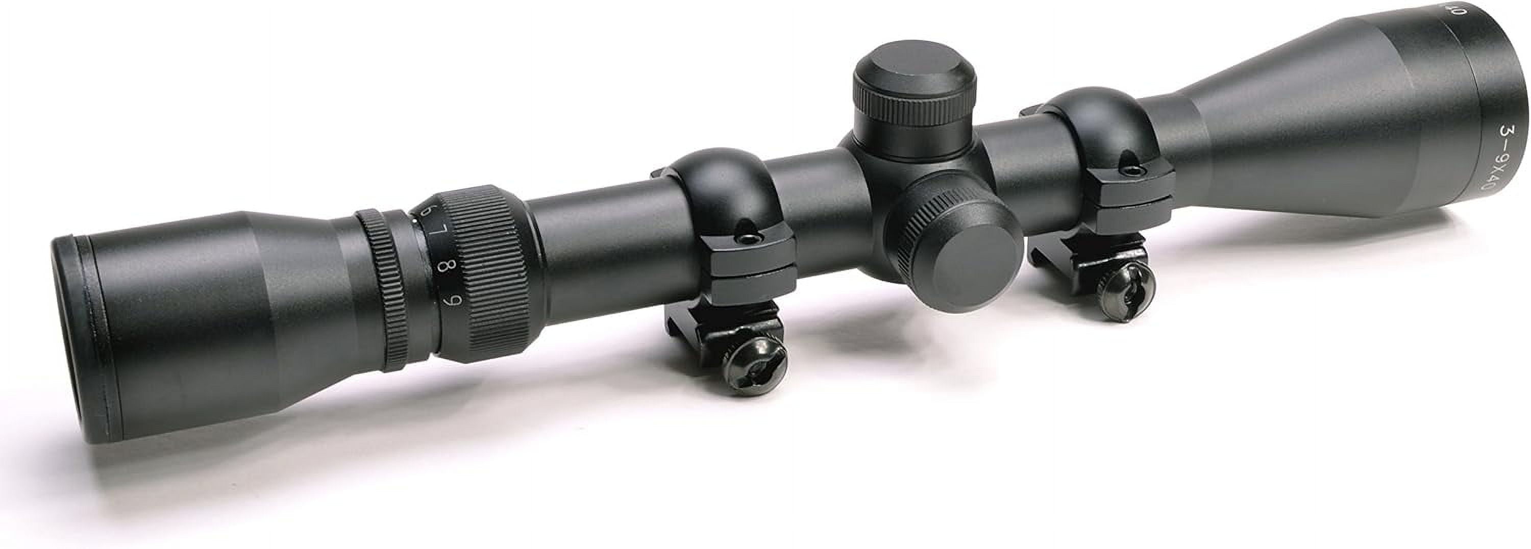 Hammers Hunting Plinking Scope 3-9x40 with Low Weaver Scope Rings 1 ...