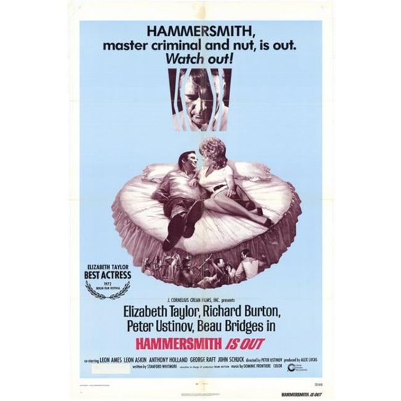 Hammersmith is Out Movie Poster - 27 x 40 in. - Walmart.com