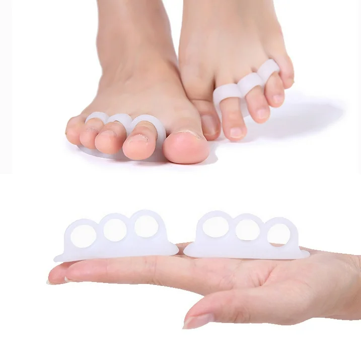 Hammertoe Corrector Gel Toe Straighteners with 3 Separator Loops ...