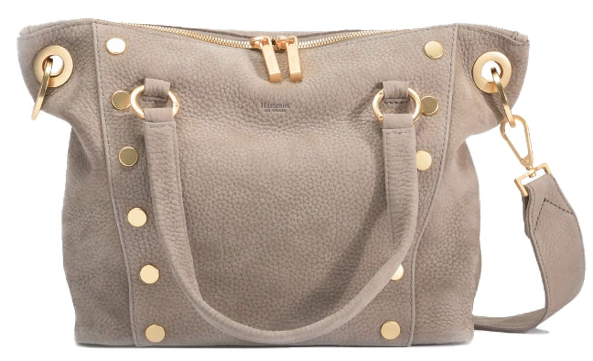 Hammitt Women's Daniel Medium Leather Purse (Grey Natural/Brushed Gold, One Size) - Walmart.com
