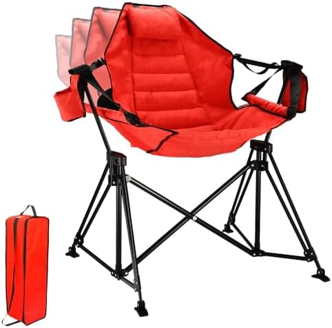Hammock Camping Chair Folding 350lbs Foldable Portable Rocking Chairs ...