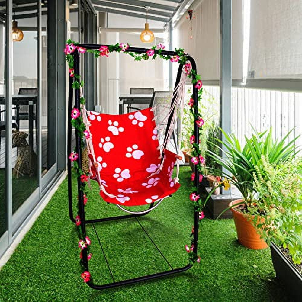 Hammock Stand A-Frame Hammock Chair Stand - 100KG Capacity Space Saving ...