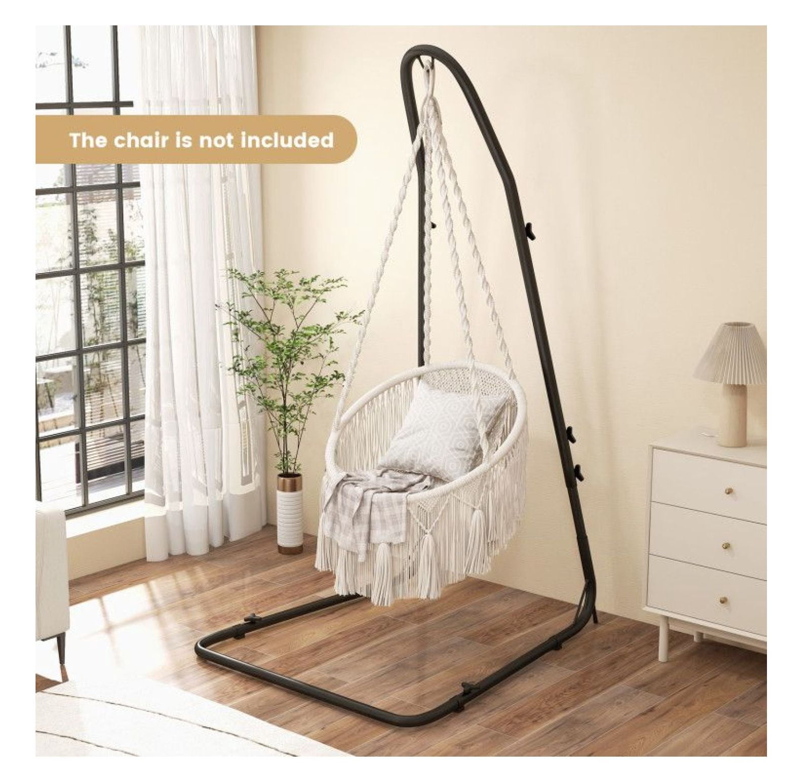 Hammock Chair Stand Adjustable - Heavy Duty Swing Chair Stand with ...