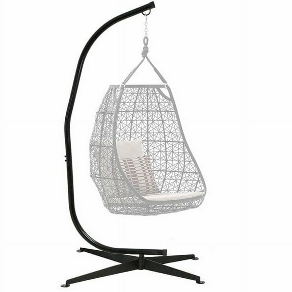 Hammock Chair Stand, Free-Standing Metal C-Stand for Indoor Outdoor ...