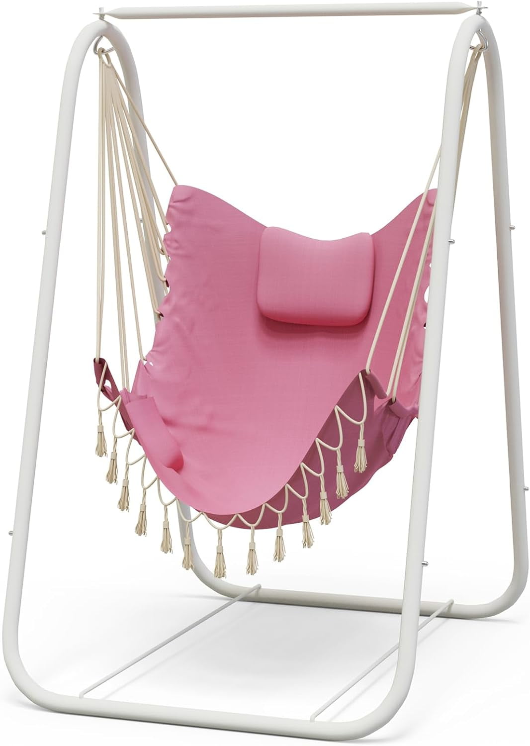 Hammock Chair with Stand,Heavy-Duty and Rustproof Hanging Chair with ...