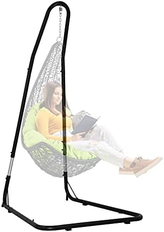 Hammock Chair Stand Height Adjustable Heavy Duty Hanging Chair Stand ...