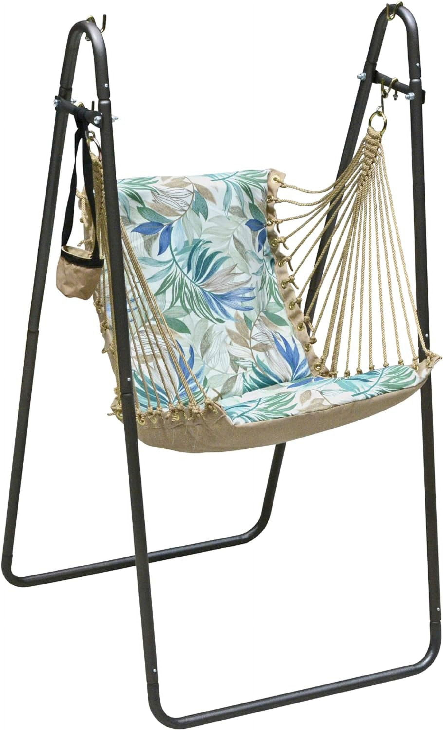 Hammock Chair with Spreader Bar, Padded Swing Chair for Outdoor Swing ...
