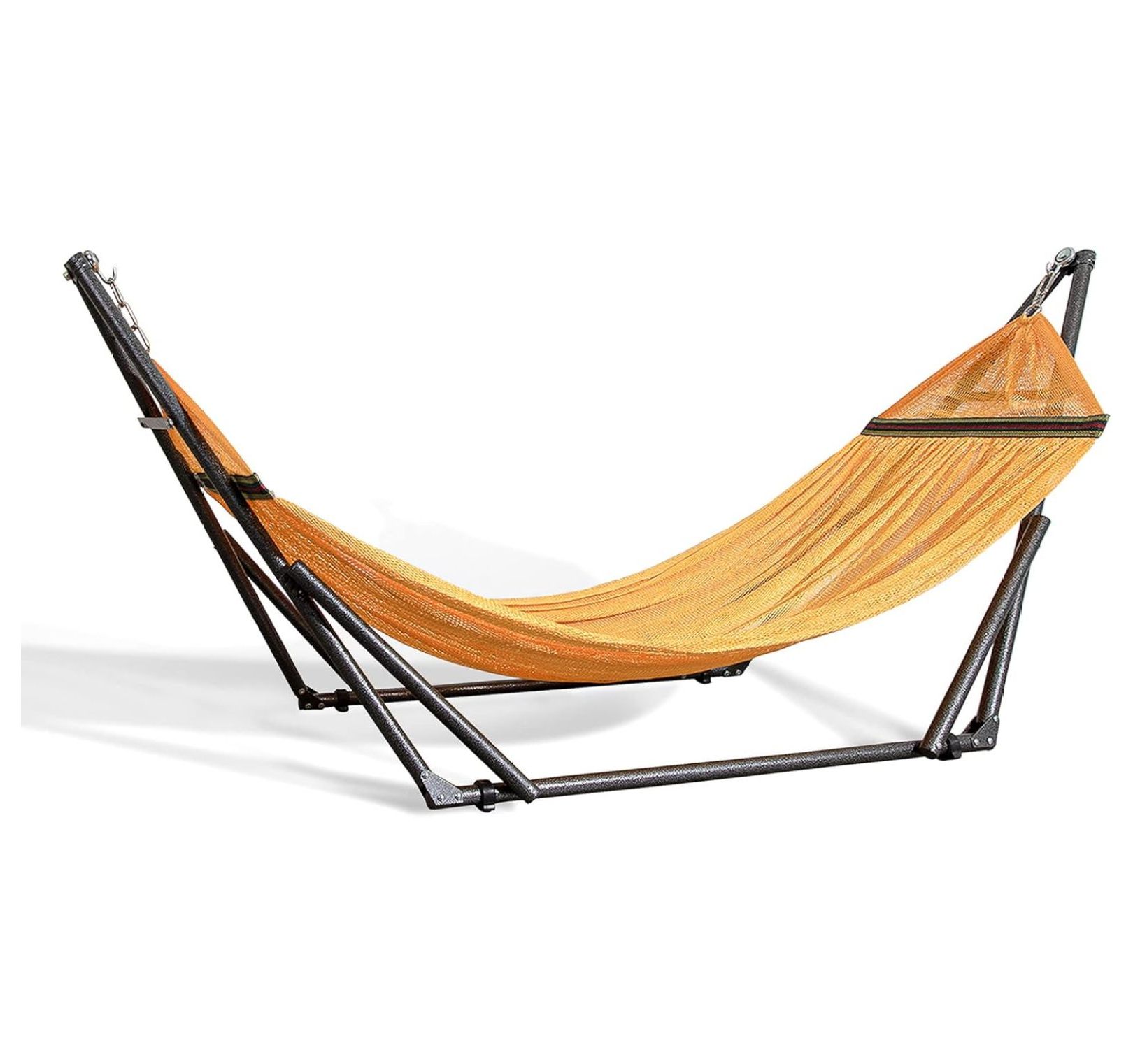 Hammock with Collapsible Steel Stand 450 lbs Capacity & Carrying Case ...