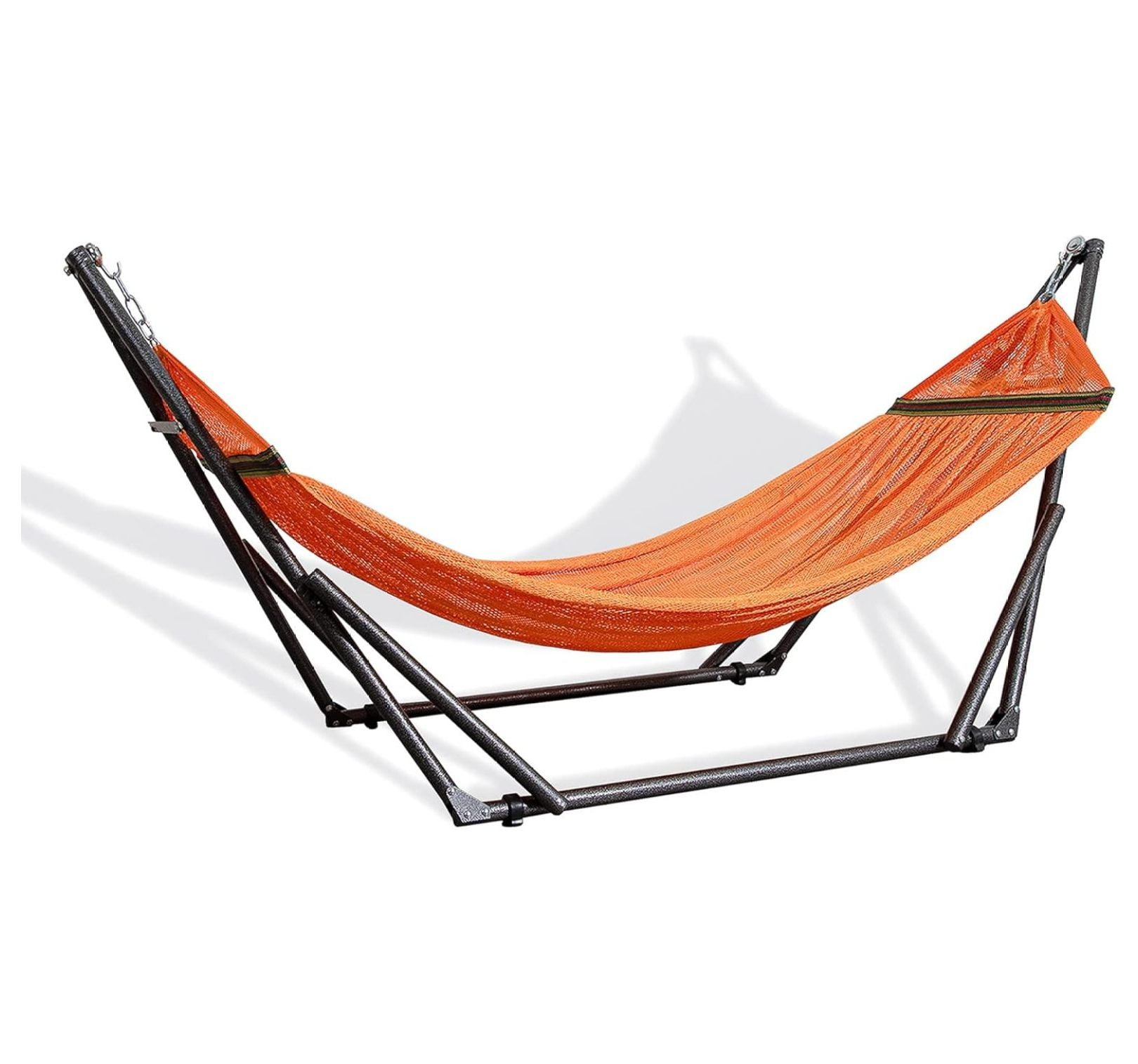 Hammock with Collapsible Steel Stand 450 lbs Capacity & Carrying Case ...