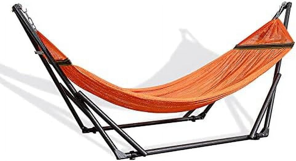 Hammock with Collapsible Steel Stand & Carrying Case, Portable ...