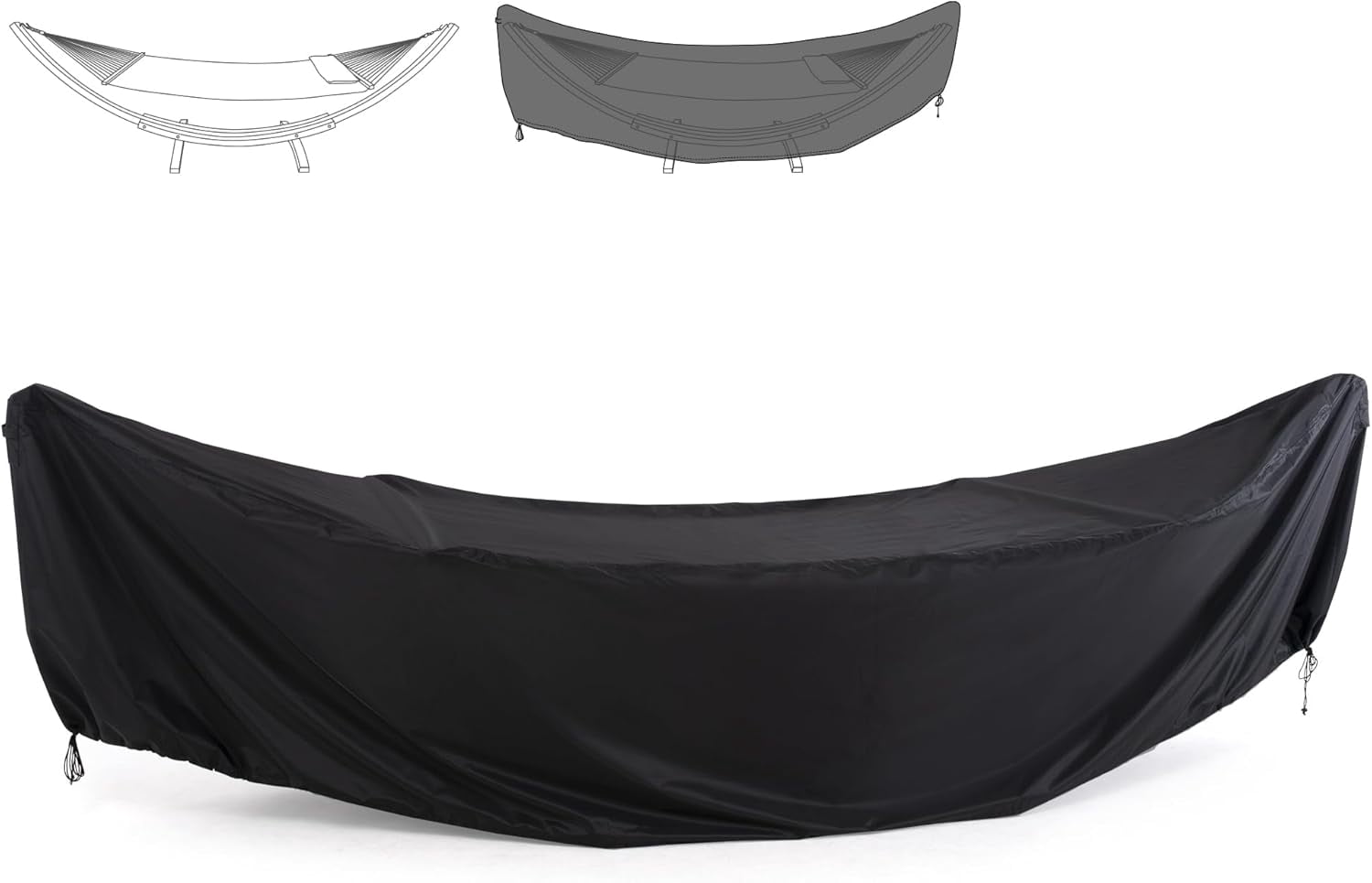 Hammock Cover, Water-Resistant Polyester Hammock Stand Cover for 14ft ...