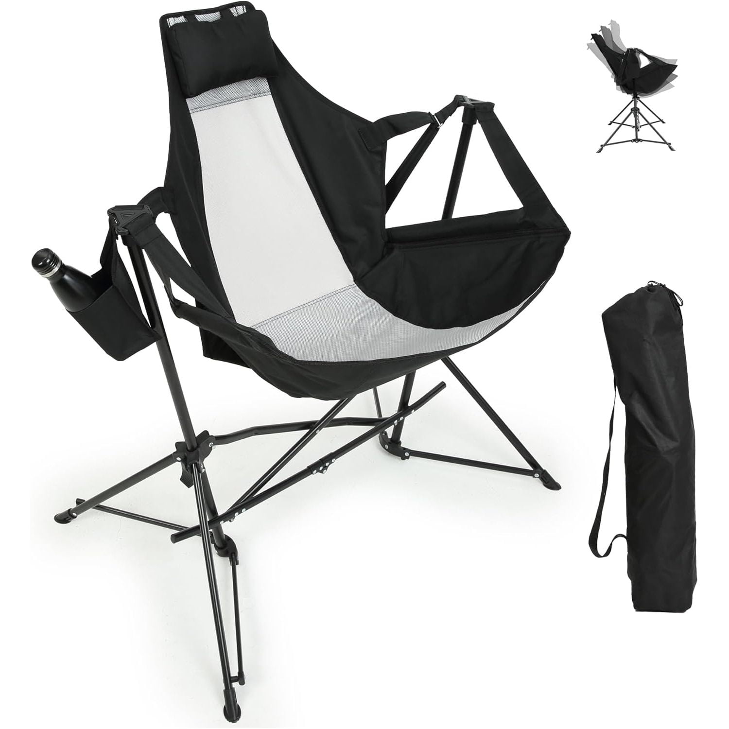 Hammock Folding Camping Chair - Outdoor Portable Swing Camp Chairs with ...
