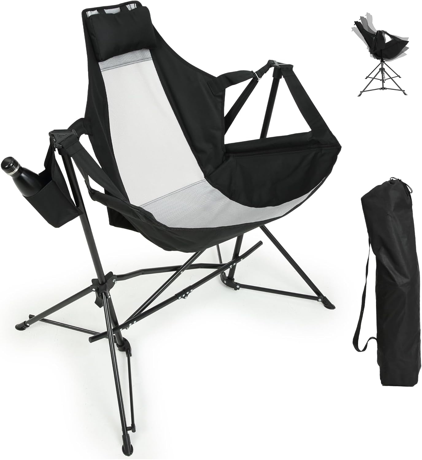 Hammock Folding Camping Chair - Outdoor Portable Swing Camp Chairs with ...