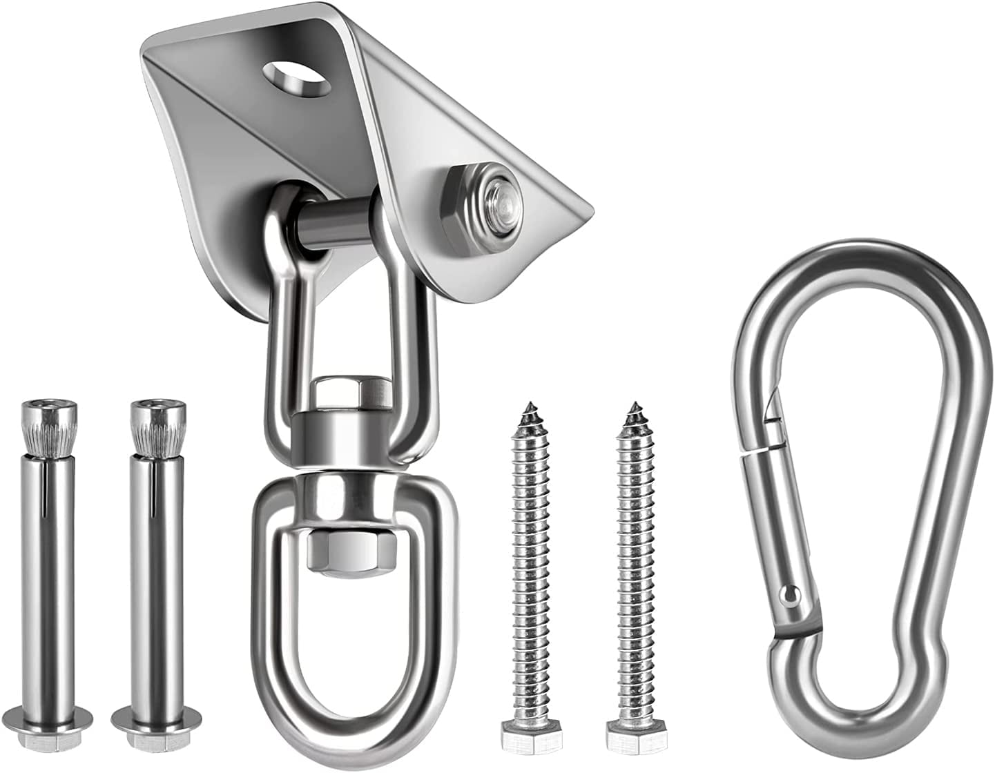 Hammock Hanging Kit, 1000 lb Capacity Heavy Duty 360° Rotate Swing ...