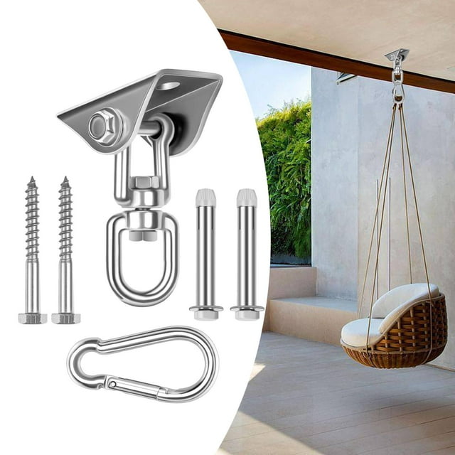 Kesoto Hammock Hanging Kits with Snap Hooks, Argent - Walmart.com