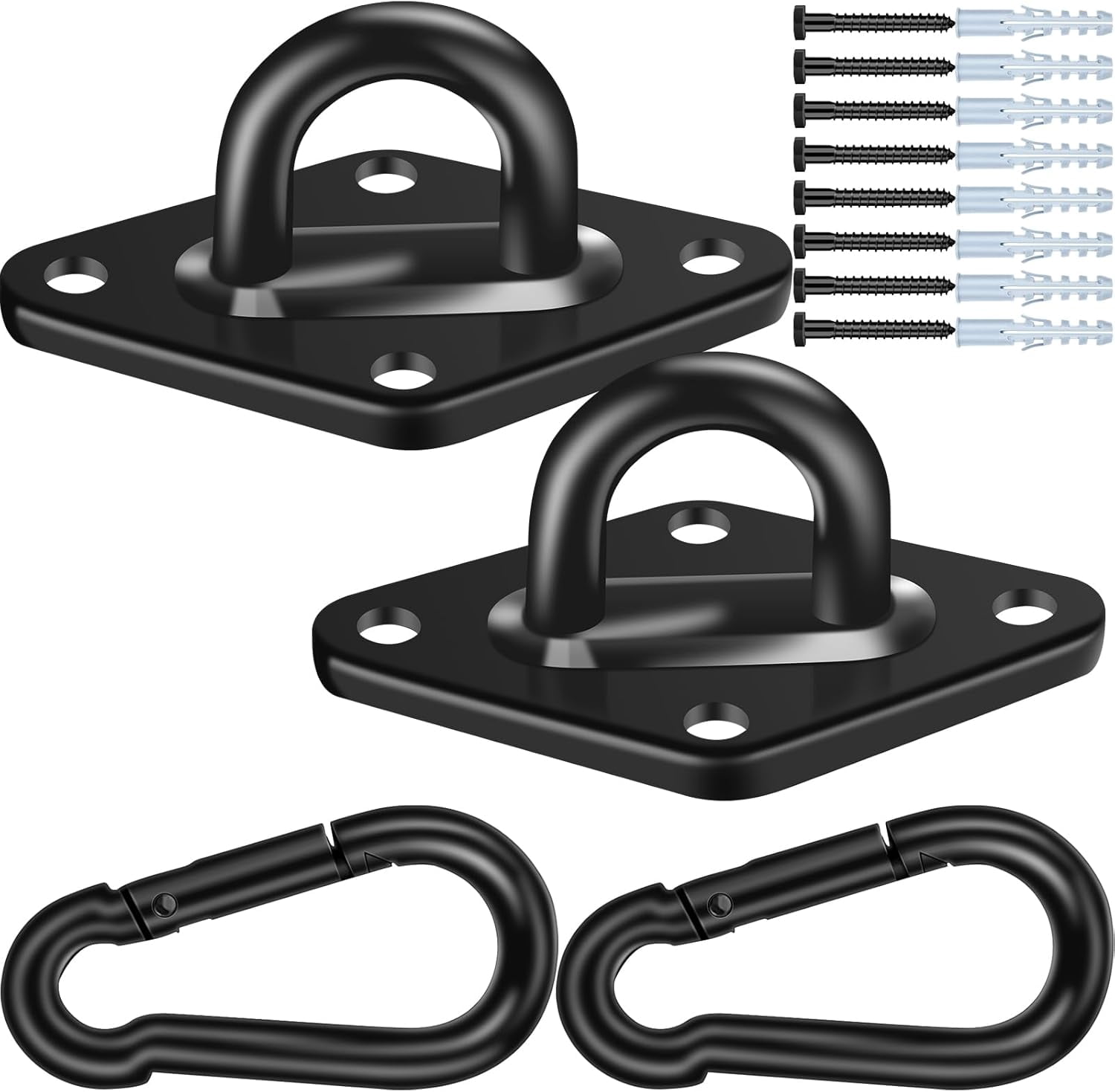 Hammock Hooks 2 Pack, Heavy Duty Hammock Hanging Kit, M10 304 Stainless ...