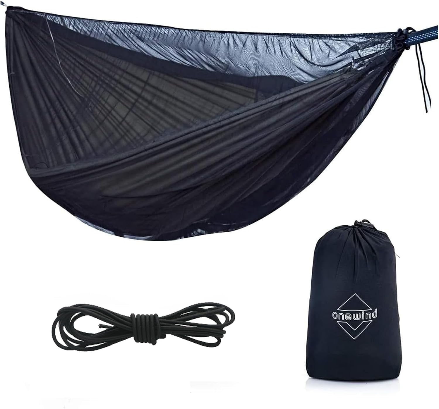 Hammock Mosquito Net, Single & Double Camping Hammock Bug Netting, No ...