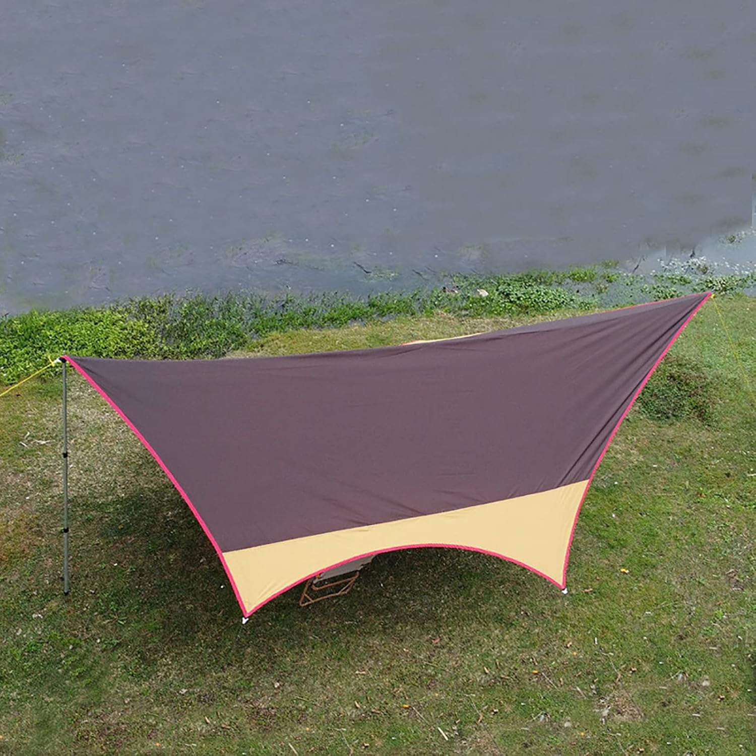 Hammock Rain Fly, 18x16FT Camping Tarp with Carry Bag, Waterproof and ...