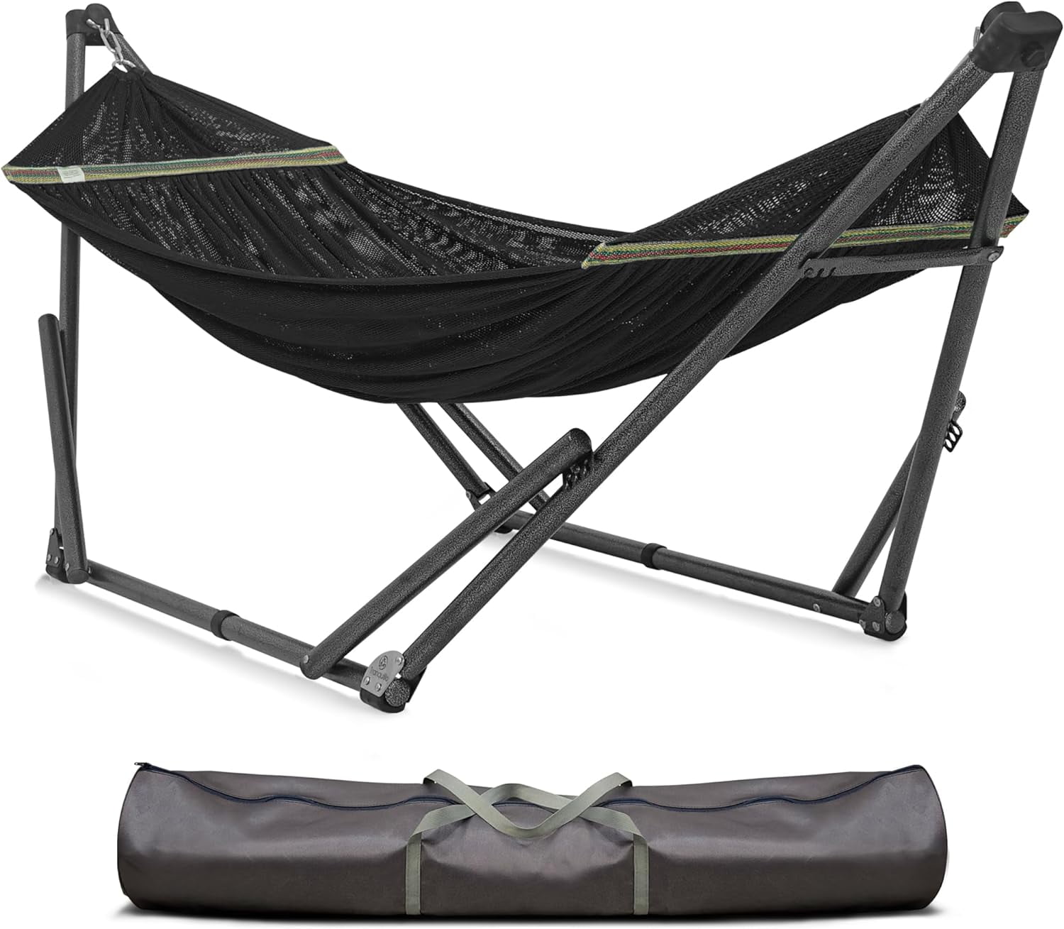 Hammock Stand, 30s Foldable Hammock with Stand, 550 lbs Capacity ...