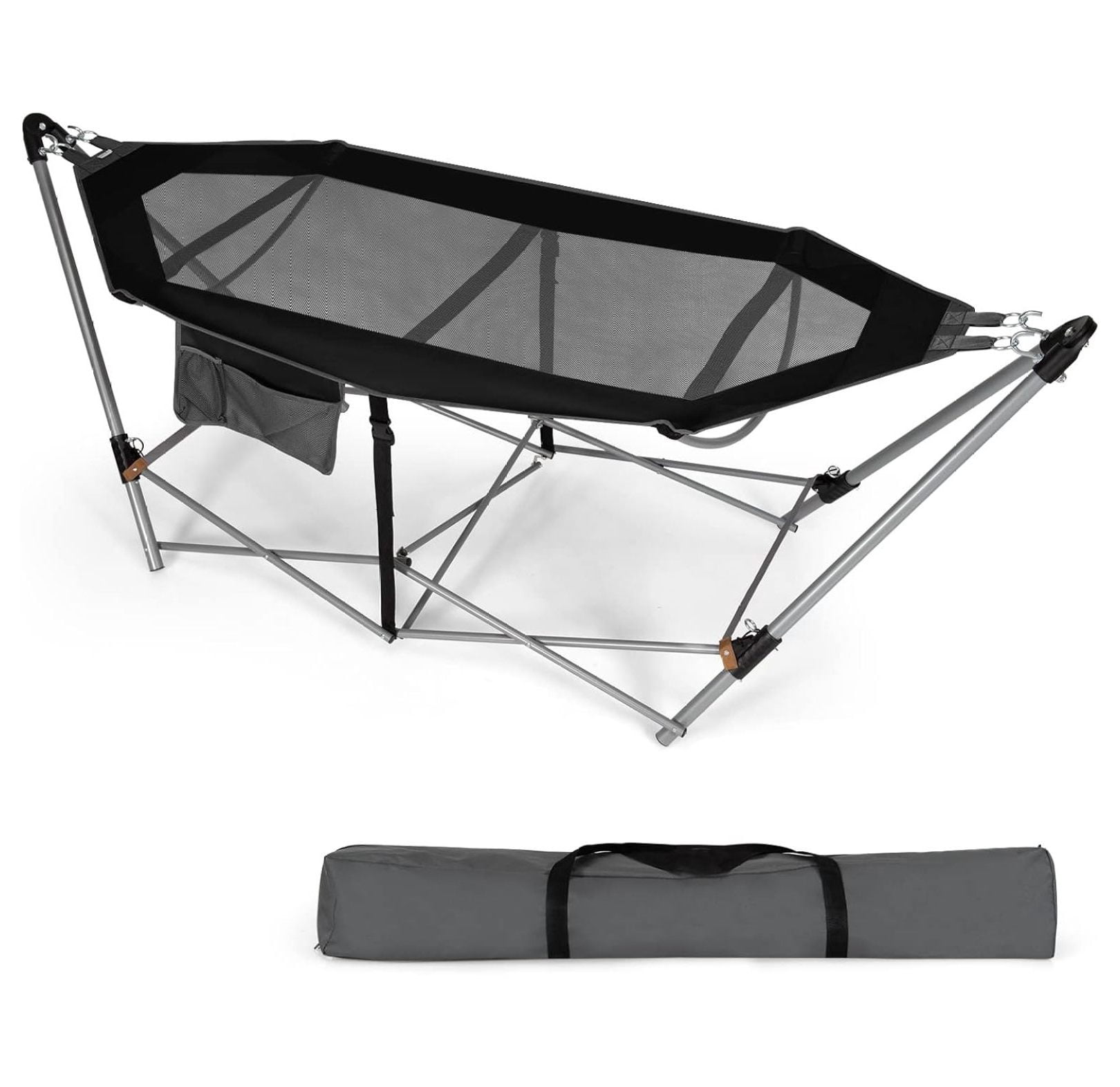 Hammock with Stand Included, Camping Hammock with Carrying Bag ...