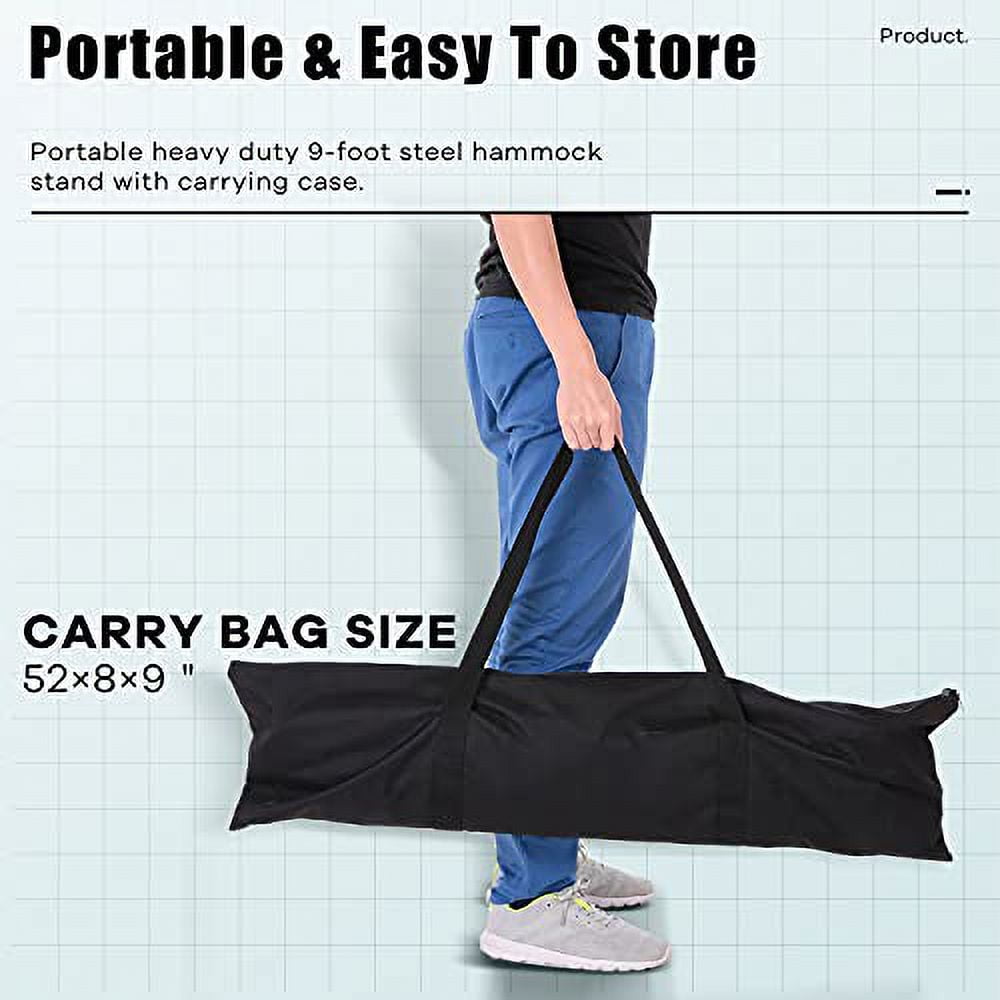 Hammock Stand Only, MGHH Heavy Duty Stand for Hammock 450LBS Capacity ...