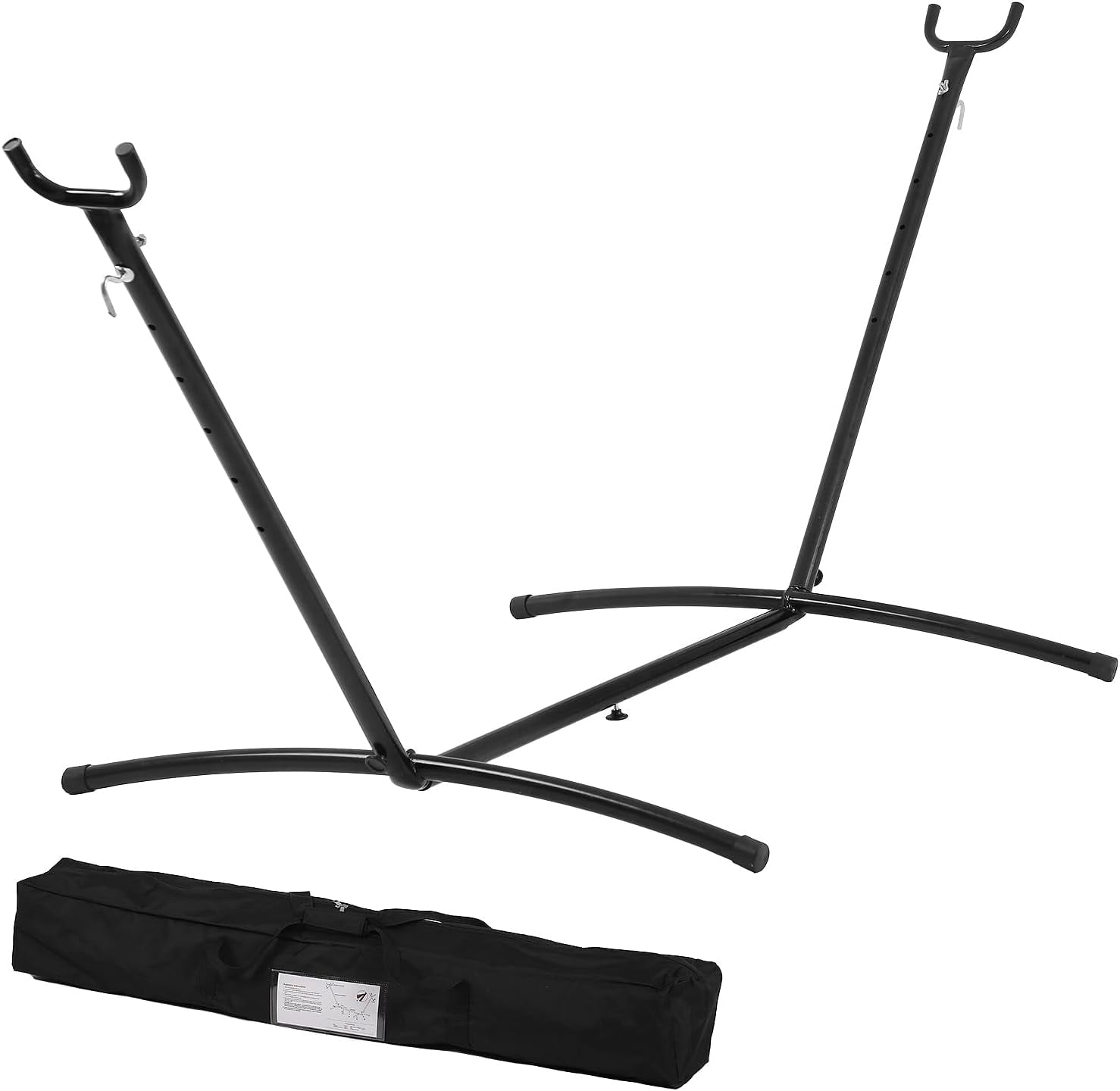 Hammock Stand Portable, 450lbs Capacity Heavy Duty Steel Frame, Hammock ...