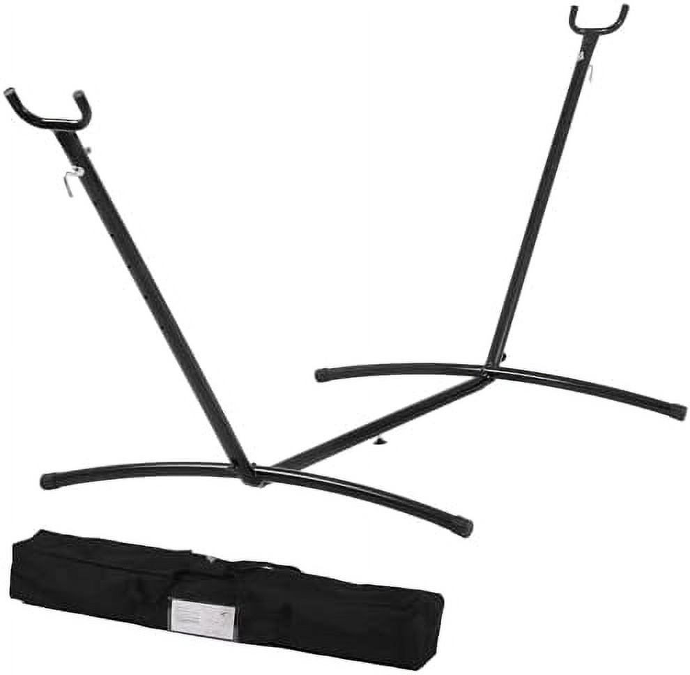 Hammock Stand Portable, 450lbs Capacity Heavy Duty Steel Frame, Hammock ...
