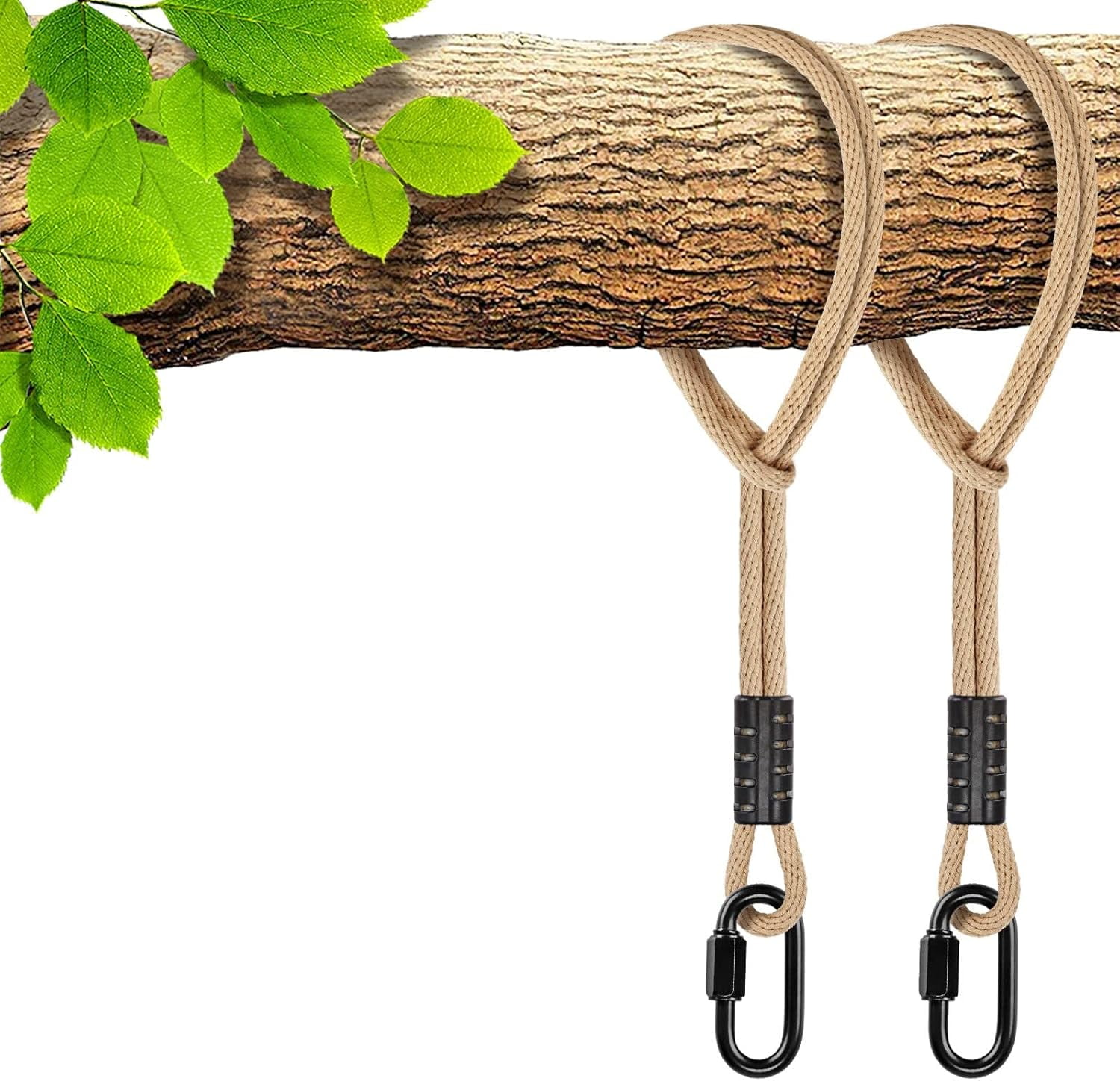 Hammock Straps, 4ft Tree Swing Rope for Hammock Chair Hanging Kit ...