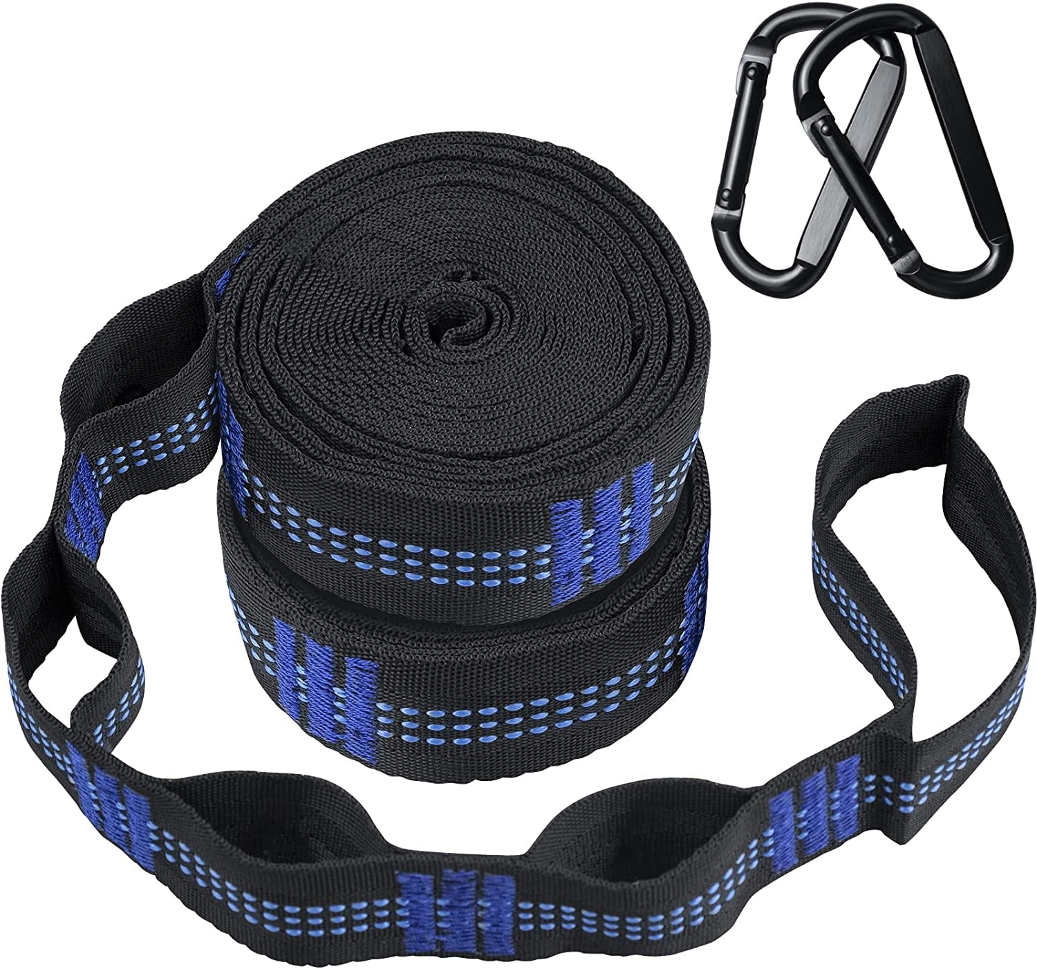 Hammock Straps – Camping Hammock Tree Straps Set, 20 ft Long Combined ...